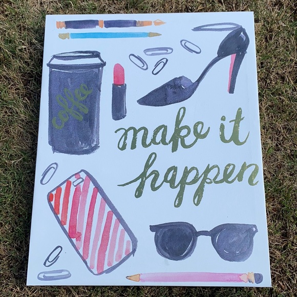 Art | Make It Happen Sign | Poshmark